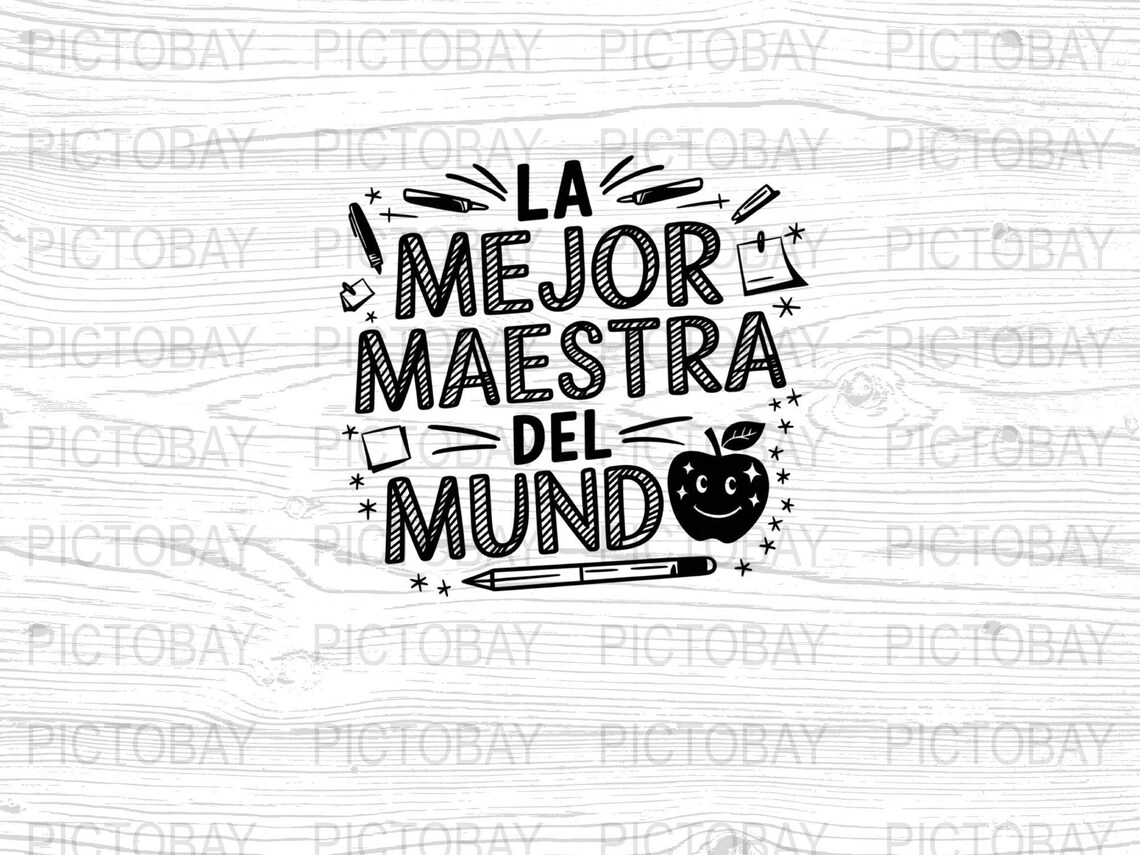 Teacher Appreciation SVG Español | Archivo Vector Digital ...