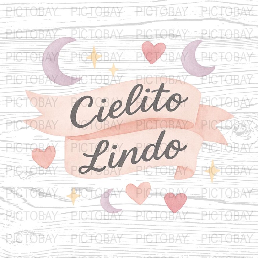 Cielito Lindo PNG for Baby Girl Baptism, 1st Birthday, Baby Shower ...