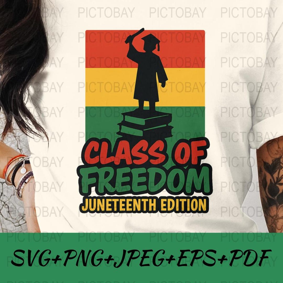 Juneteenth Graduation SVG PNG | Class of 2025 Digital Download | Black ...