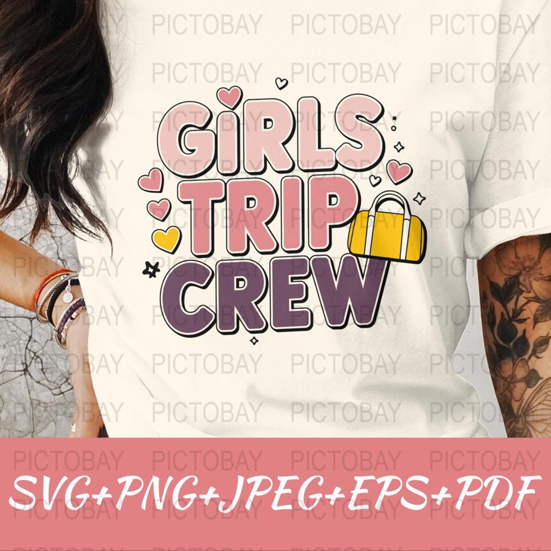 Girls Trip PNG SVG Digital Download | Bachelorette Party Clipart ...