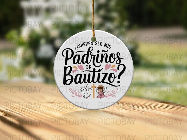 Quieren Ser Mis Padrinos De Bautizo SVG | Digital Download | Godparents ...