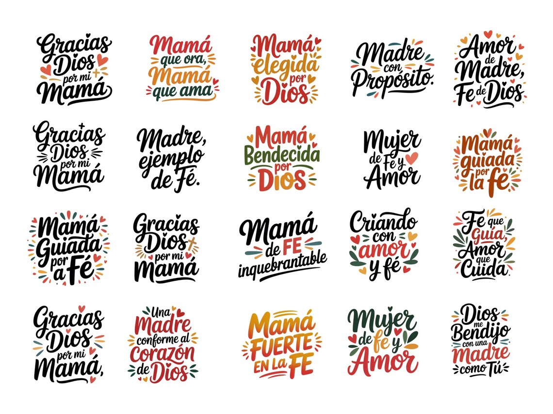 Madres Cristianas SVG Bundle | Frases Cristianas Para Mamá | Christian ...