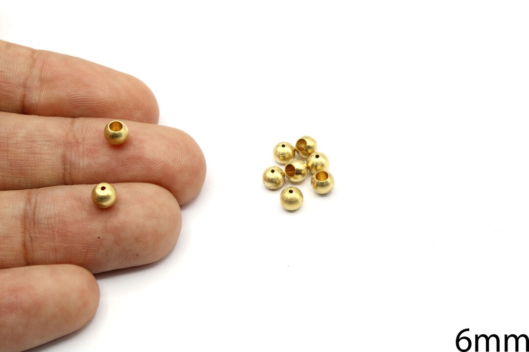 12 Pcs Brass Mini Ball End Caps, Rounded Cone Caps, Brass Tiny Bullet ...