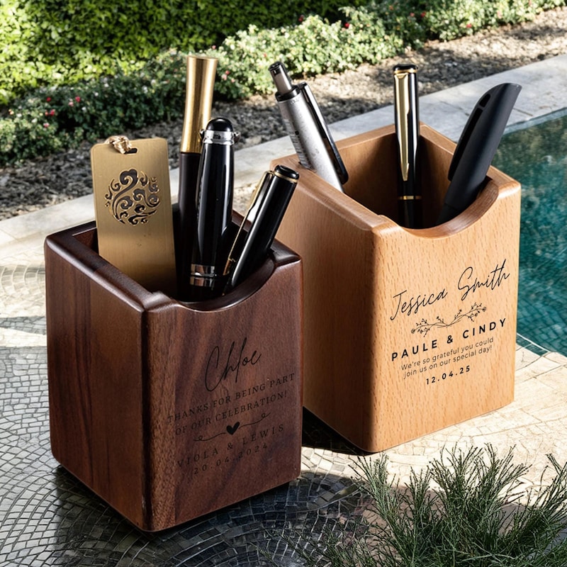 Desk Pen Holder - Etsy