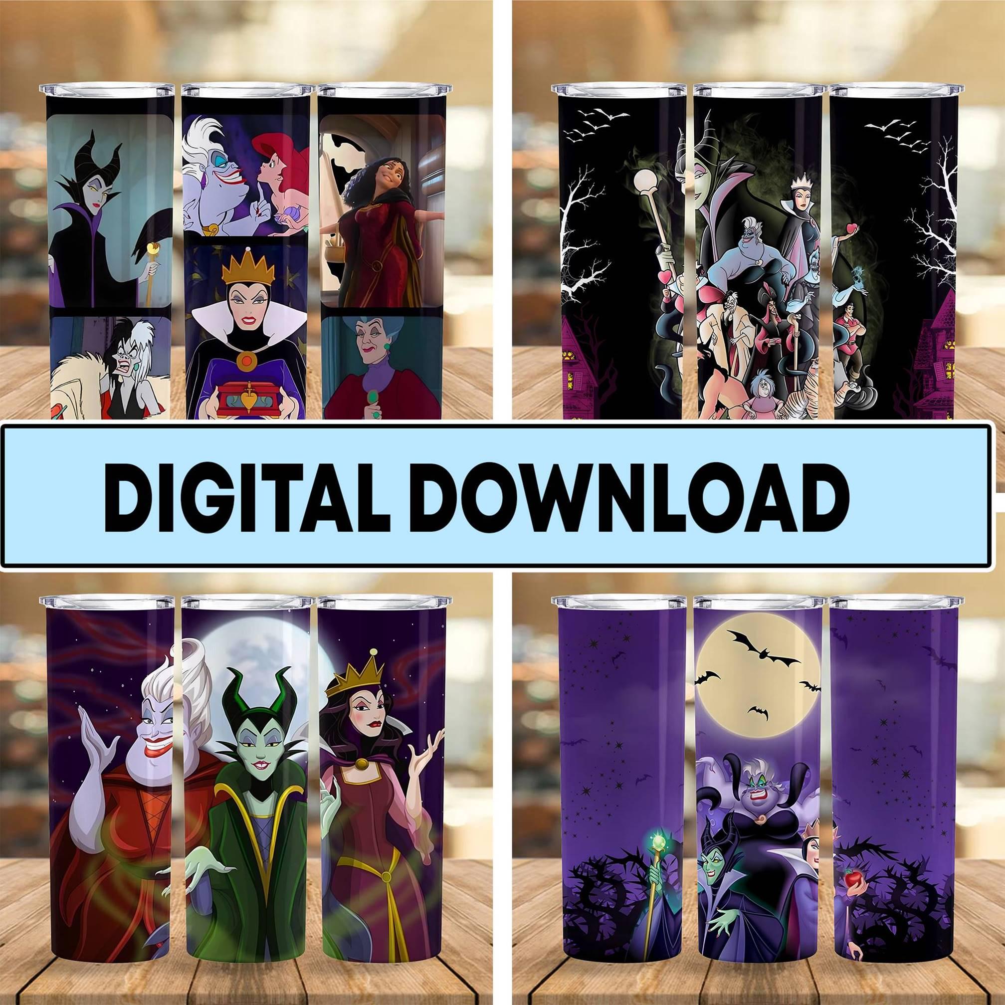 20+ Villain Tumbler Wrap Bundle, Instant Download 20oz Villain Tumbler ...
