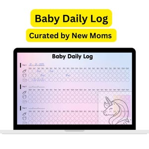 Printable Baby Daily Log | Summary at Single Glance | Curated by Nanny ...