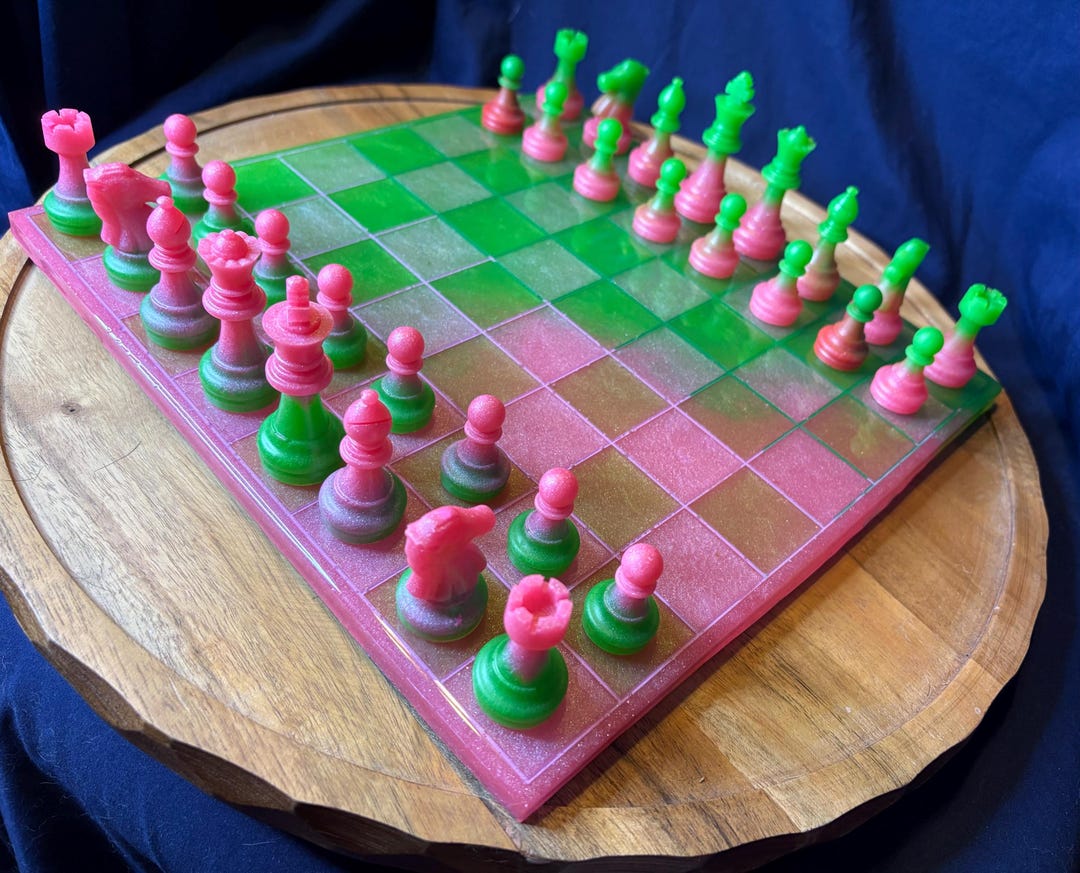 Wicked Inspired Chess Set- Glow in the Dark - Etsy