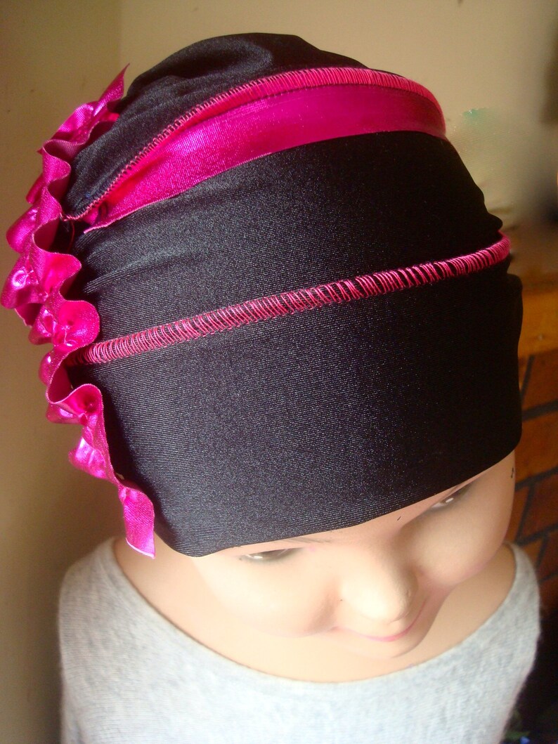 Girls bathing cap swimming cap soft hat childs chemo hat | Etsy