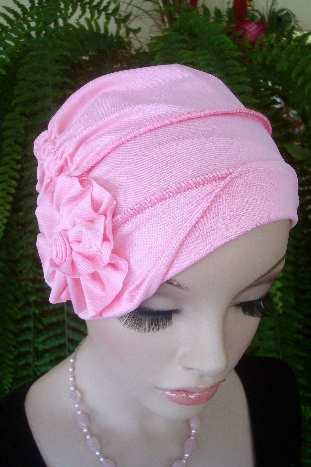 Womens Swimming Caps Bathing Caps Pink Bathing Cap Swim Hat Adult ...