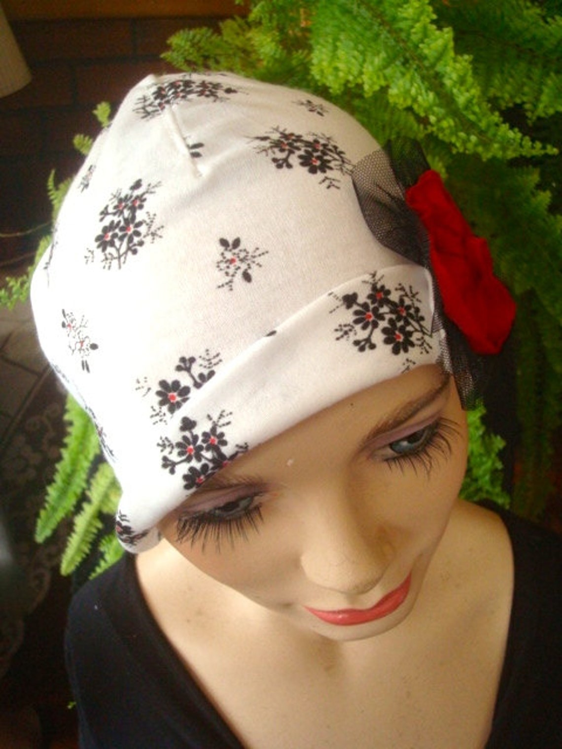 Womens Soft Chemo Sleep Cap Pretty Chemo Cotton Hat Cancer Sleep Hat - Etsy