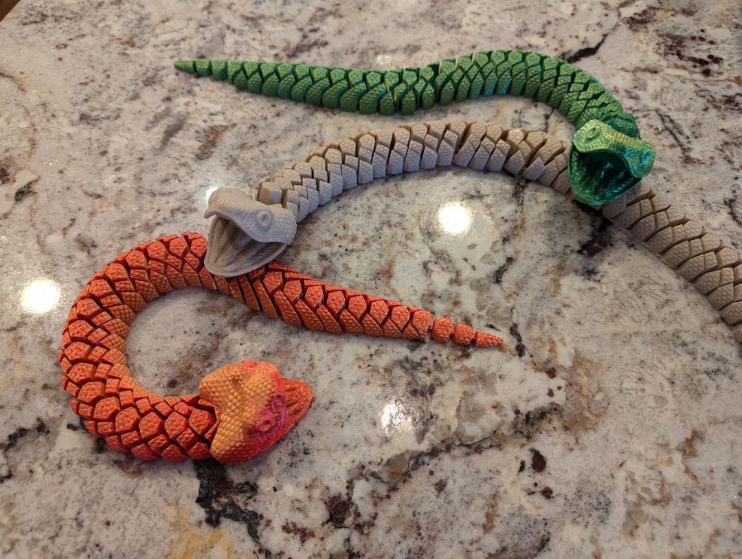 Articulated Bush Viper Snake - Etsy