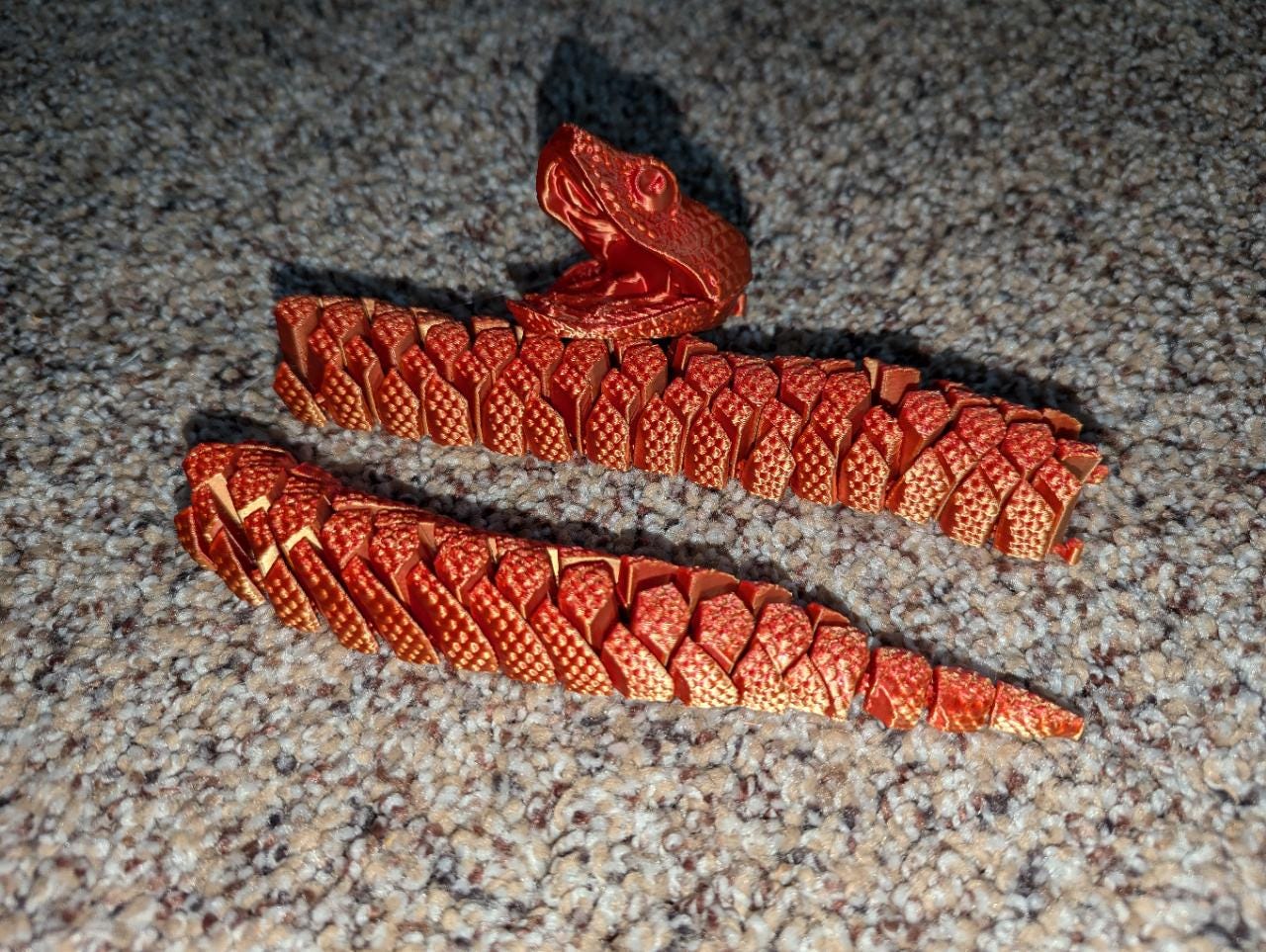 Articulated Bush Viper Snake - Etsy