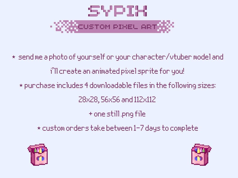 Custom Animated Pixel Art Emotes for Twitch, Discord, Pfp - Etsy