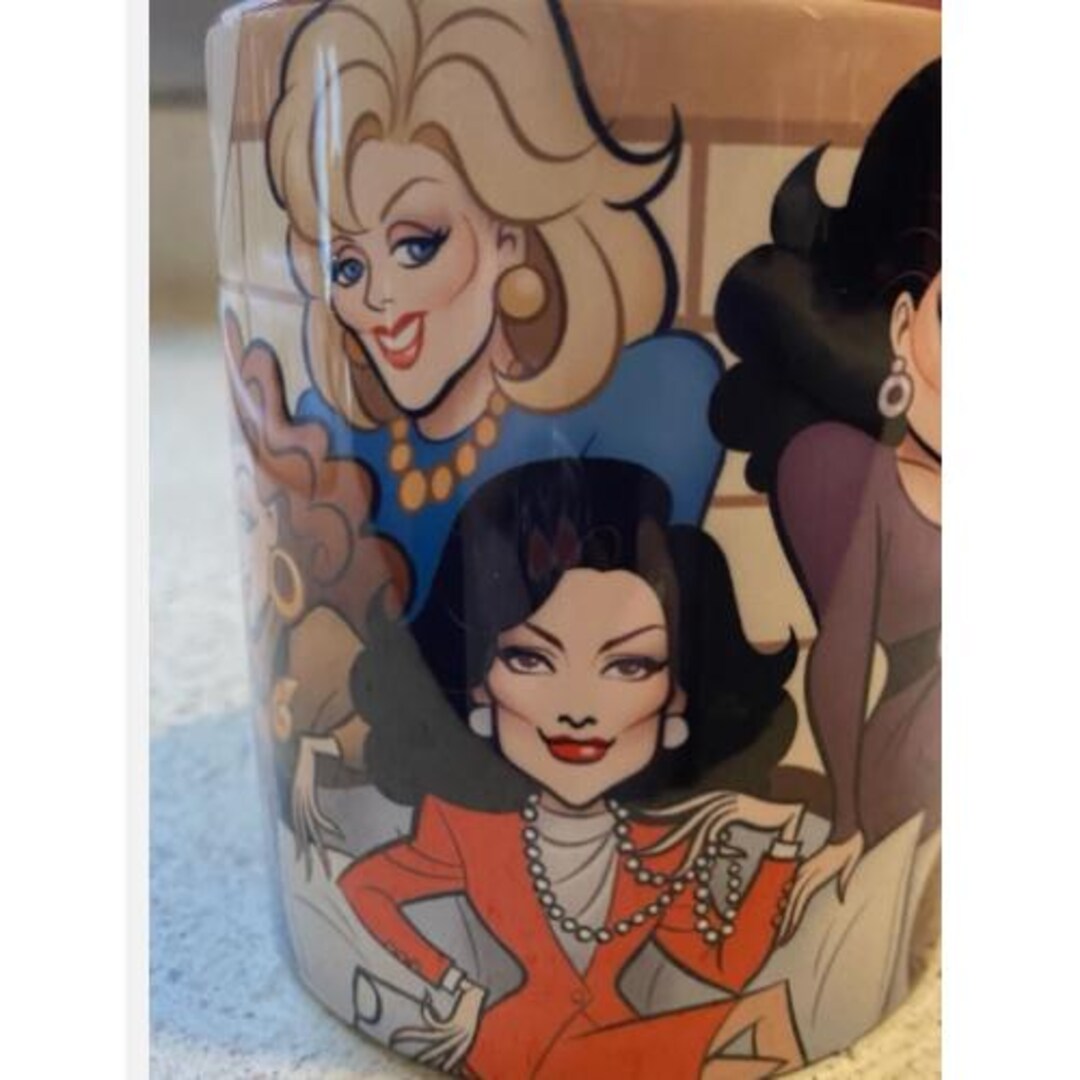Glen Hanson Cartoonish Designing Women Ceramic Mug Good Condition ...