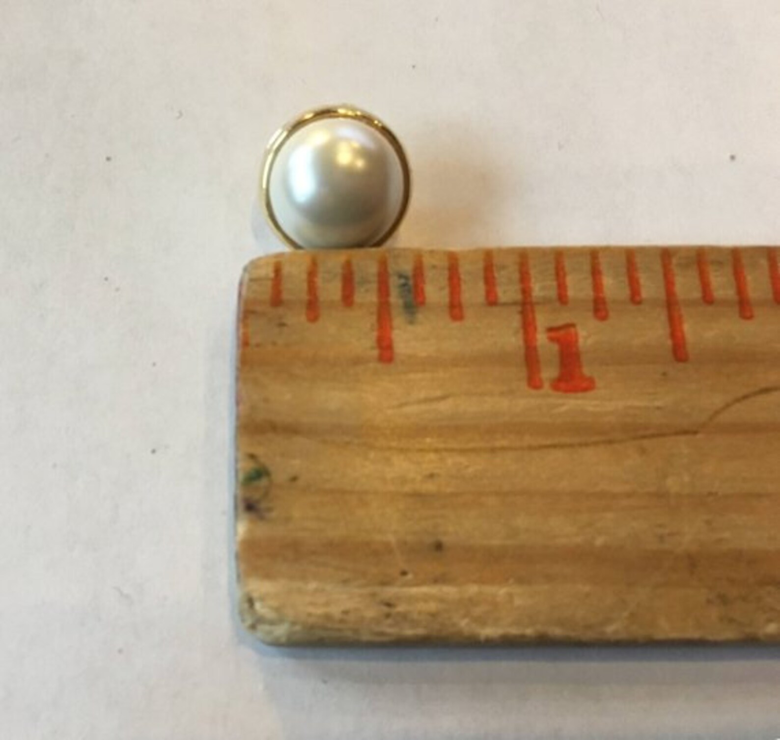 Small Pearl Buttons With Gold Trim Accent Plastic Sewing - Etsy