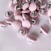 Bridal Buttons Satin Covered by the Dozen Color BLUSH/ROSE Covered ...