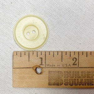 Large Ivory Button Sewing Buttons 1 1/8” Sewing Button 6 Buttons Sew ...