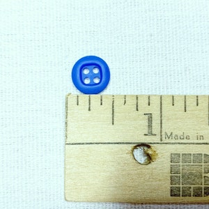 Small Blue Buttons 14 Mm 1/2 Inch Sewing Buttons, 12 Vintage, Sew ...