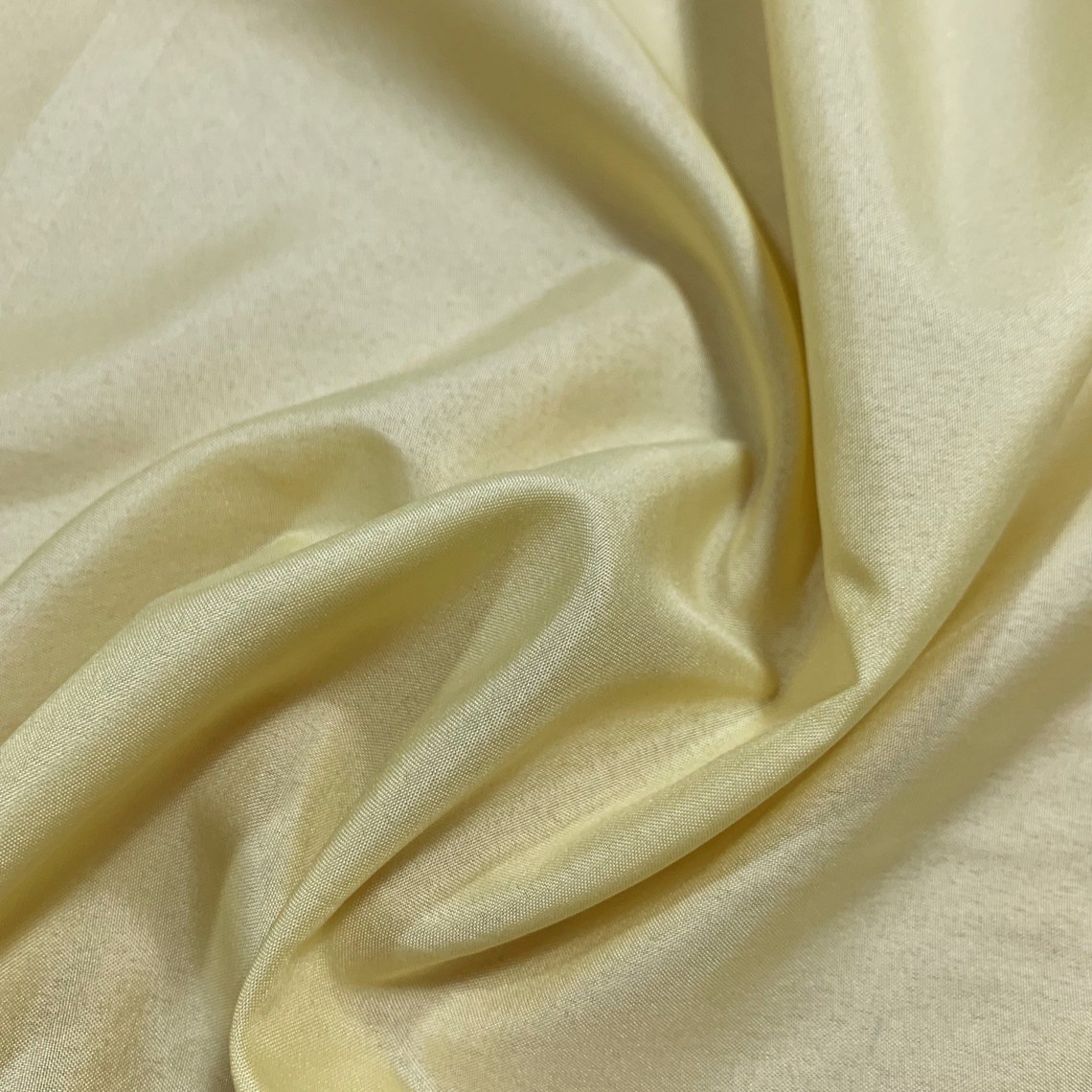 Light Yellow Lining Pongee Lining 60 by the Yard Light - Etsy