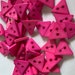 Small Triangle Buttons Fuchisa Pink Buttons Plastic Sewing Buttons 5/8 ...