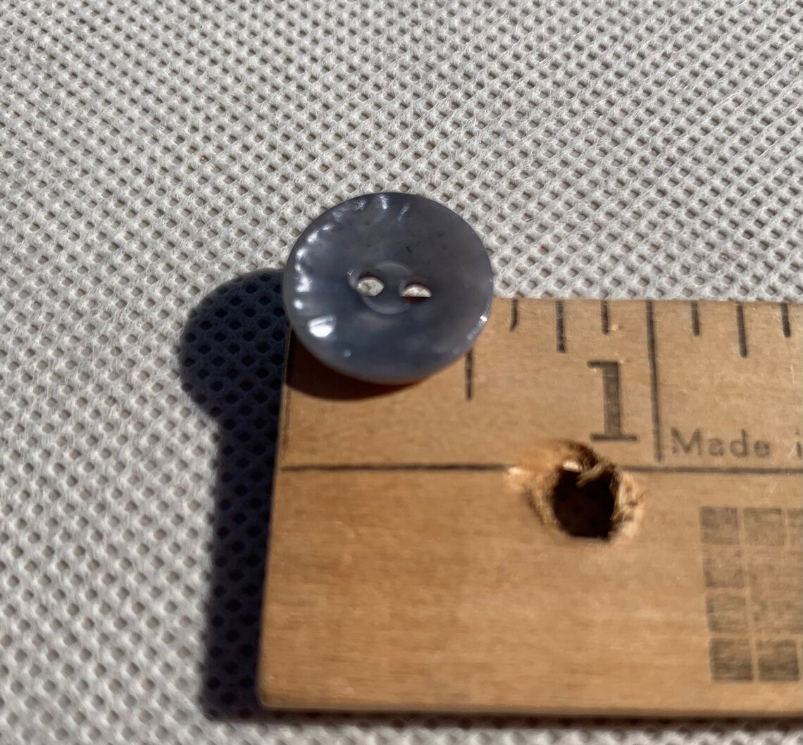 Small Button Dark Gray Plastic Sewing Buttons 5/8 Sewing - Etsy