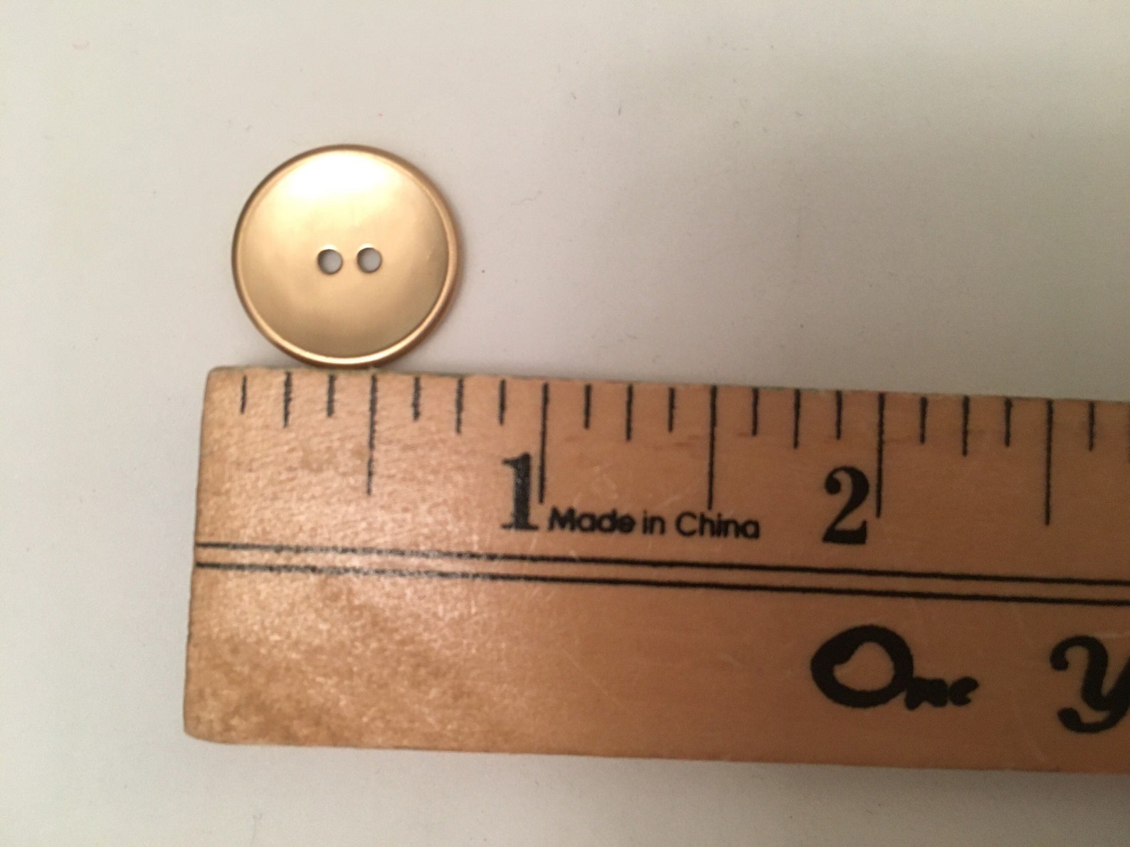 Gold medium button sew through button metal sewing buttons | Etsy