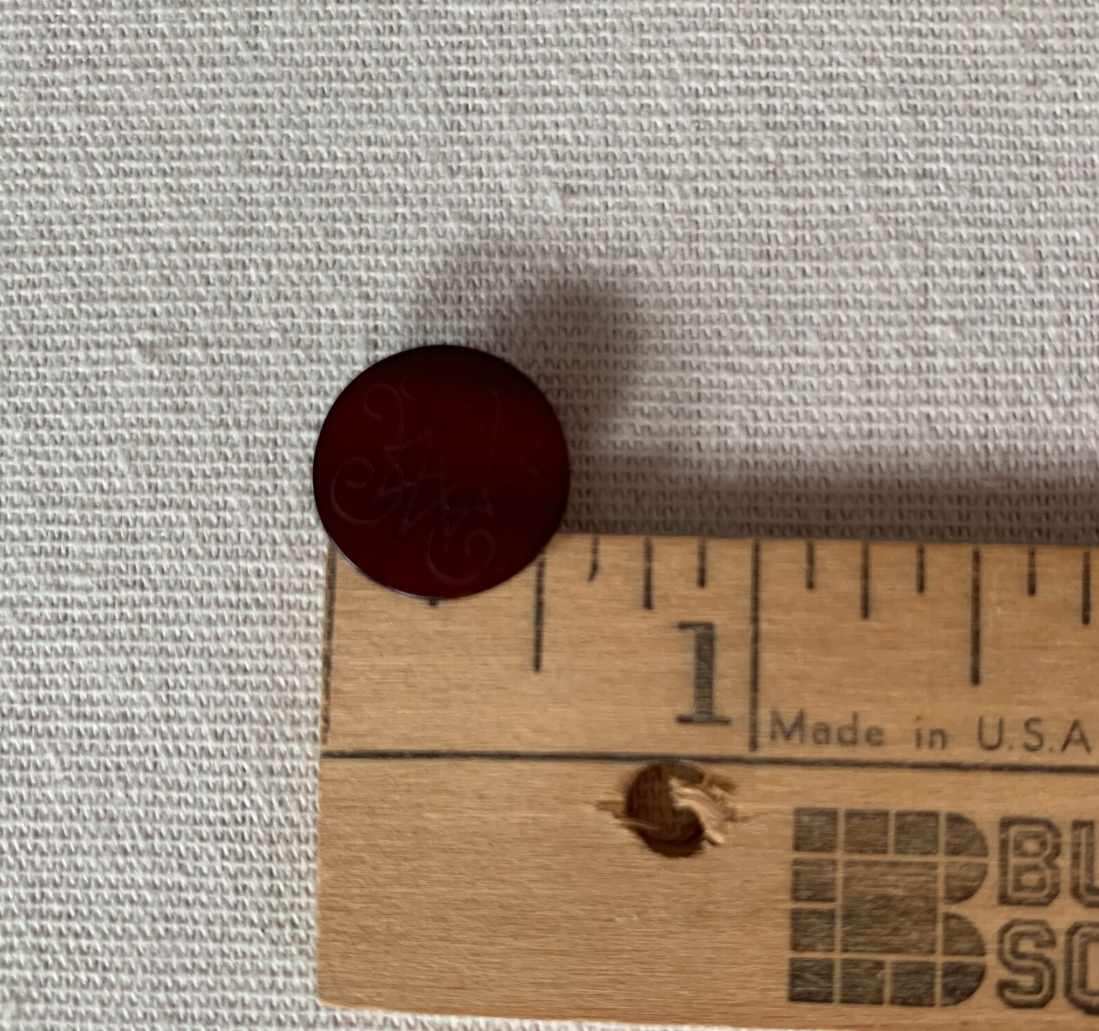 Small Ruby Red Shank Back Buttons 14 Mm 1/2 Inch Sewing - Etsy