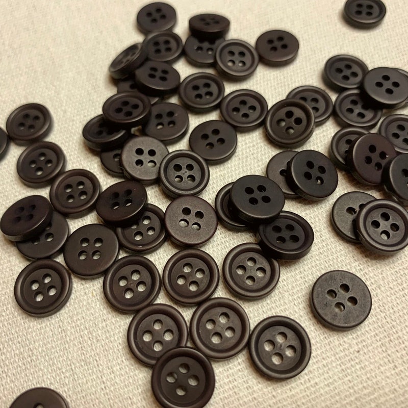 Brown Buttons - Etsy