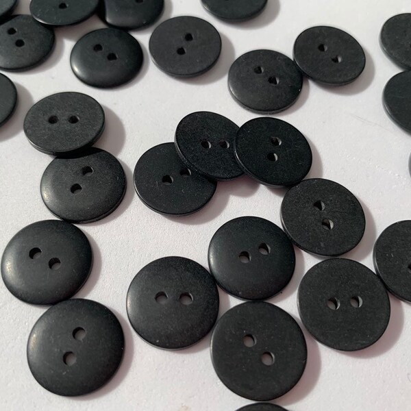 Black Coat Buttons - Etsy