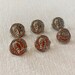 Small Silver Buttons Roman Coin Design Plastic Sewing Buttons 5/8 16mm ...