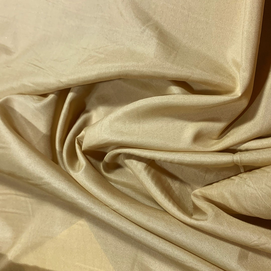 Champagne Lining Pongee Lining 60" by the Yard Light Weight Lining ...