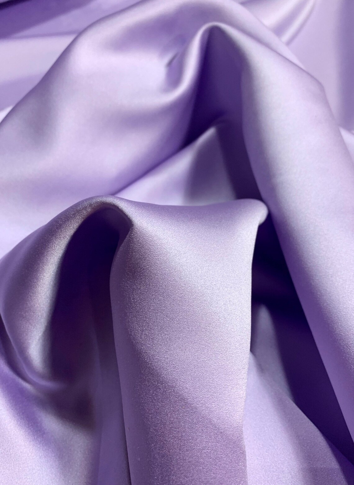 Violet Satin Bridal Fabric Satin Lamour Violet Lamour Satin | Etsy