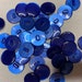 Medium Royal Blue Buttons With Iridescent Glistening Sheen Design 13/16 ...
