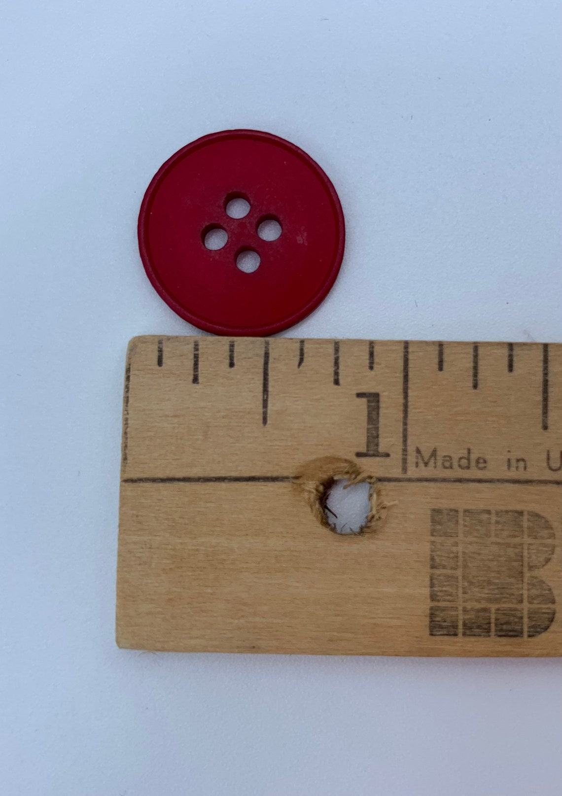 Small Red Sew Through Buttons Sewing Buttons 3/4 6 Sewing - Etsy