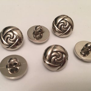 Silver Small Button With Knot Design Button Plastic Sewing Buttons With ...