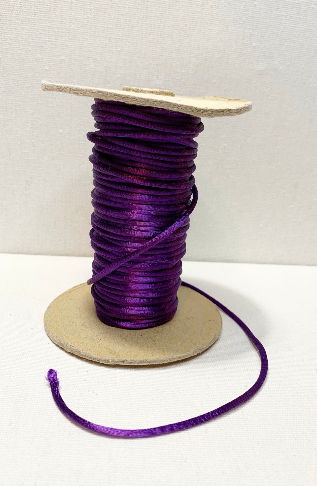 Satin Rattail Thick Cord Rat Tail, Various Colors Sold by the Yard ...