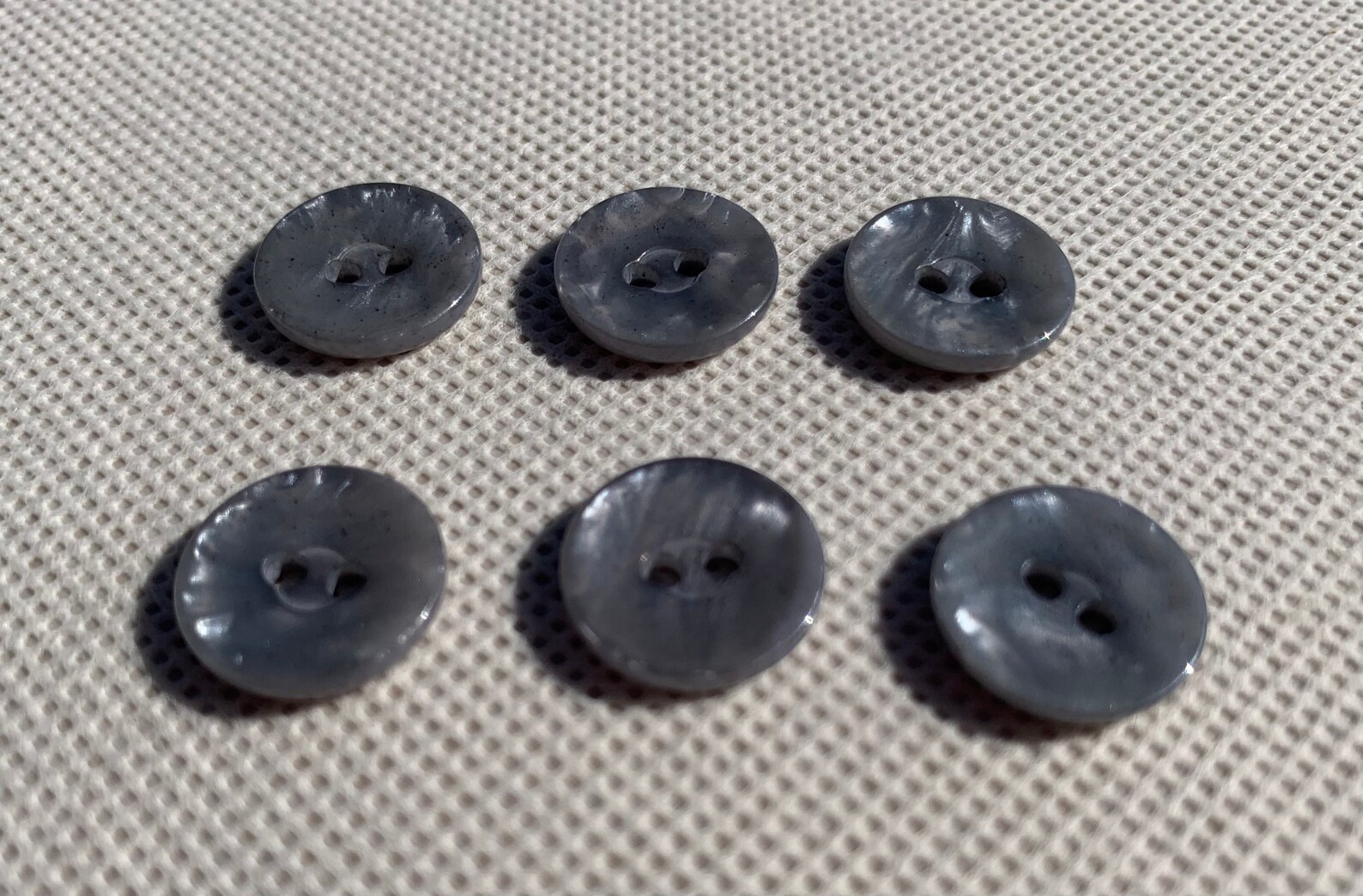 Small Button Dark Gray Plastic Sewing Buttons 5/8 Sewing - Etsy