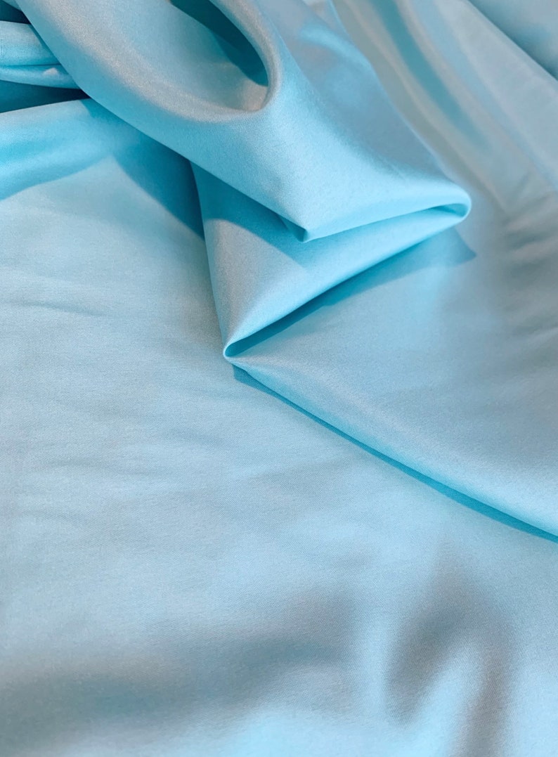 Light Blue Lining Pongee Lining 60" by the Yard Light Weight Lining ...