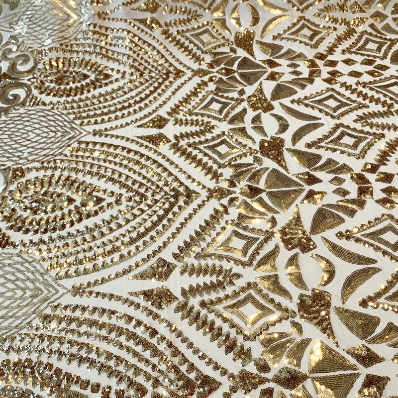 Sequin Fabric - Etsy