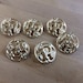 Medium Gold Buttons Metal Sewing Buttons 7/8 23mm Gold - Etsy