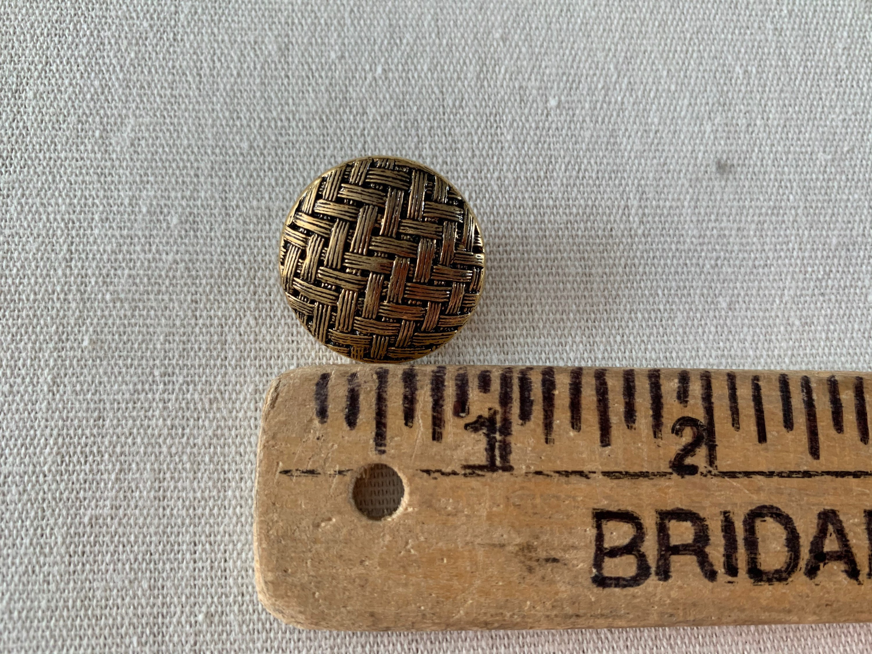 Medium Antique Gold Buttons Plastic Sewing Buttons With - Etsy