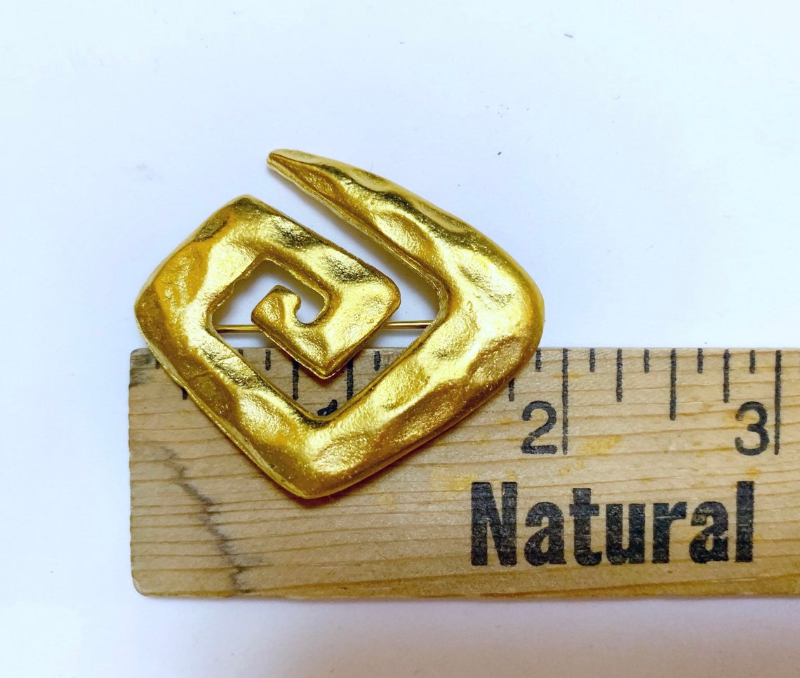 Gold Metal Brooches in a Geometric Design Bulk Order 4 to a Order Gold ...