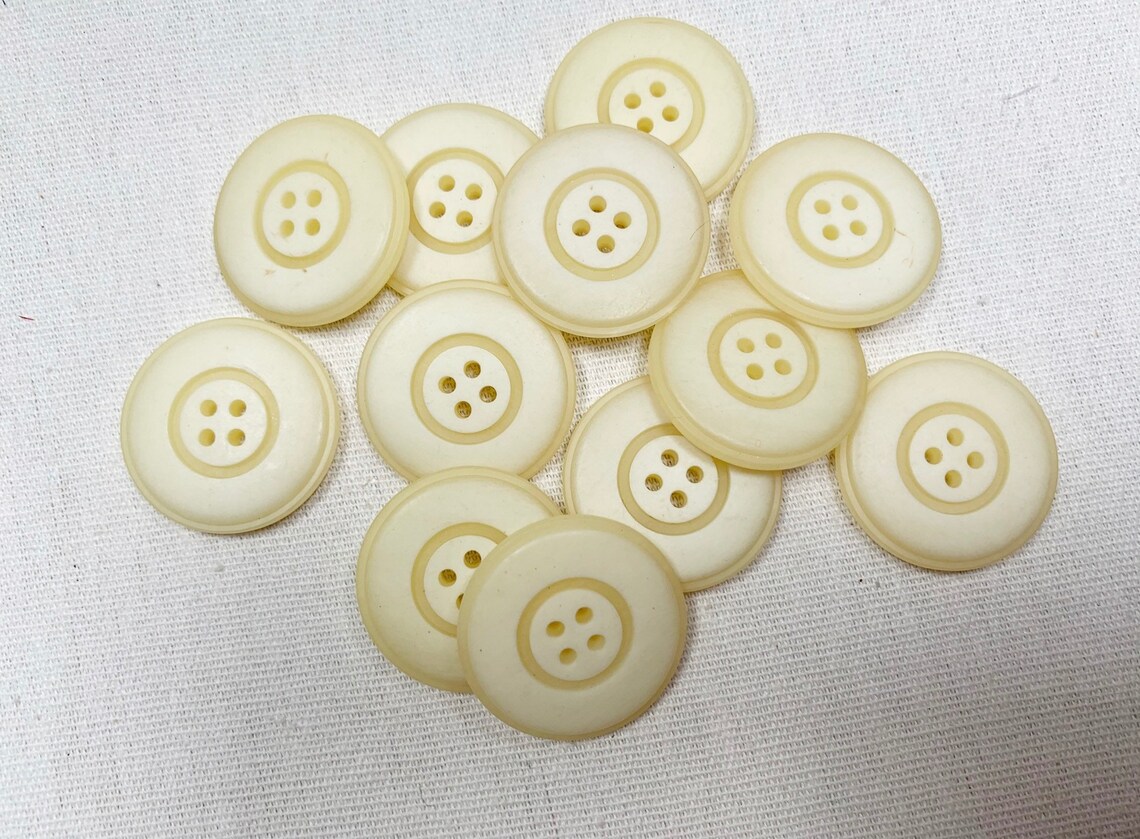 Large Ivory Button Sewing Buttons 1 1/4 Sewing Button 6 - Etsy