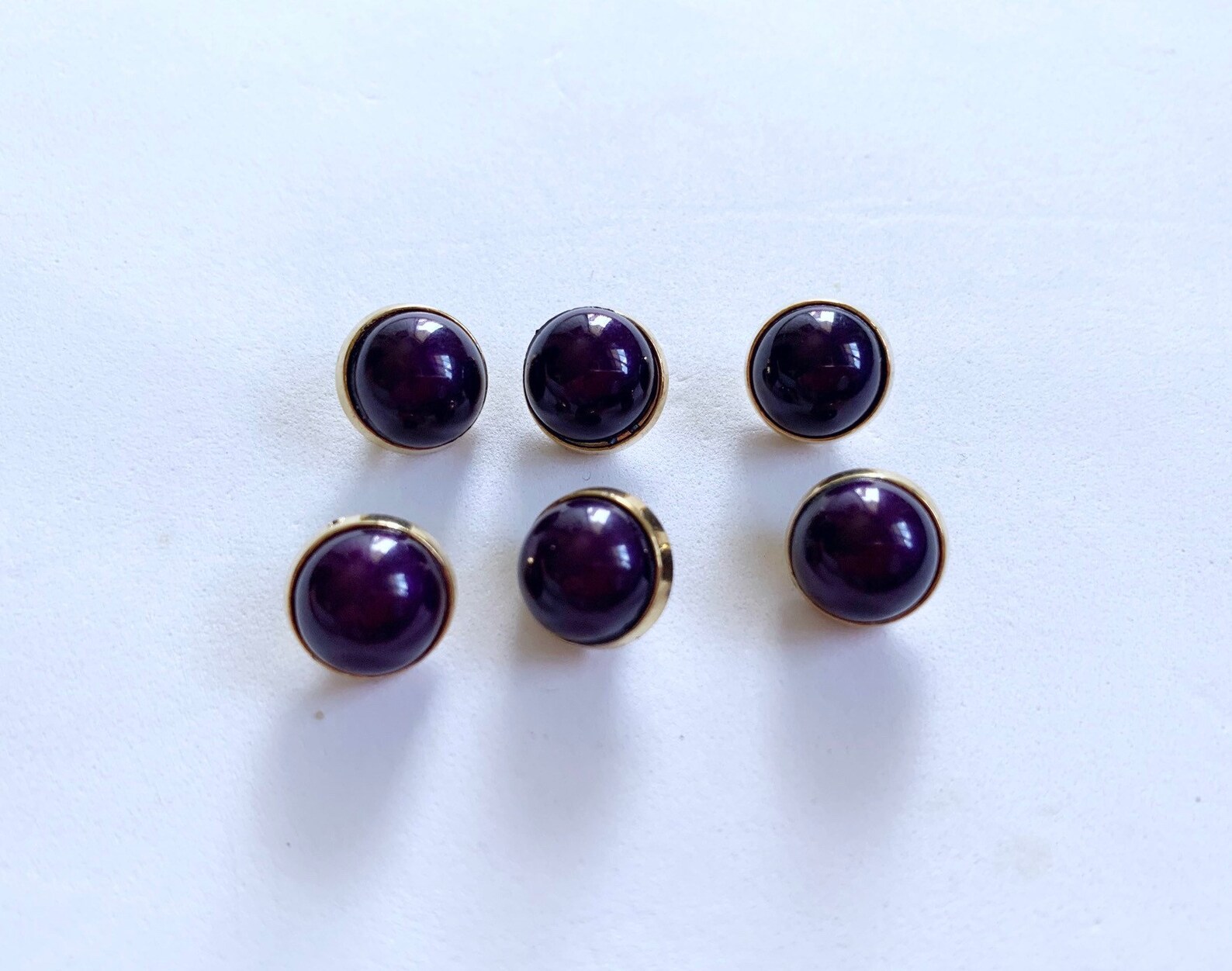 Small Pearl Buttons Blue Navy Buttons Plastic Sewing Buttons | Etsy