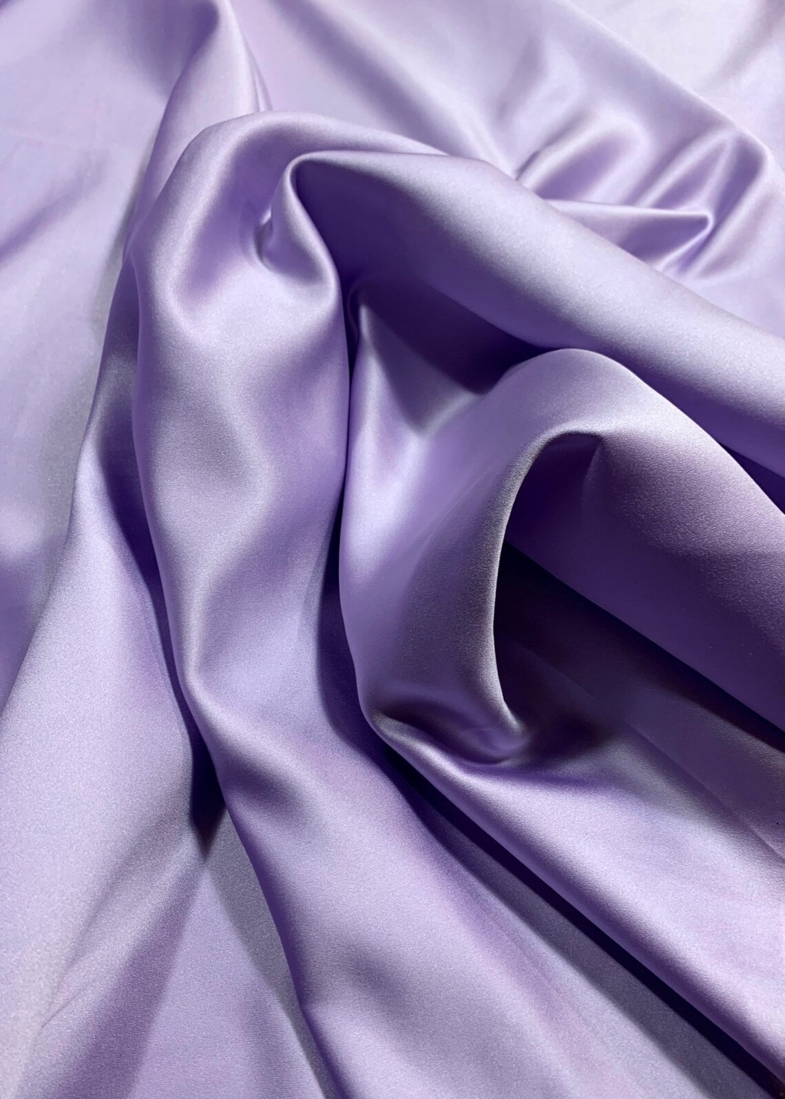 Violet Satin Bridal Fabric Satin Lamour Violet Lamour Satin - Etsy