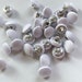 Bridal Buttons Satin Covered Buttons by the Dozen White, Ivory ...