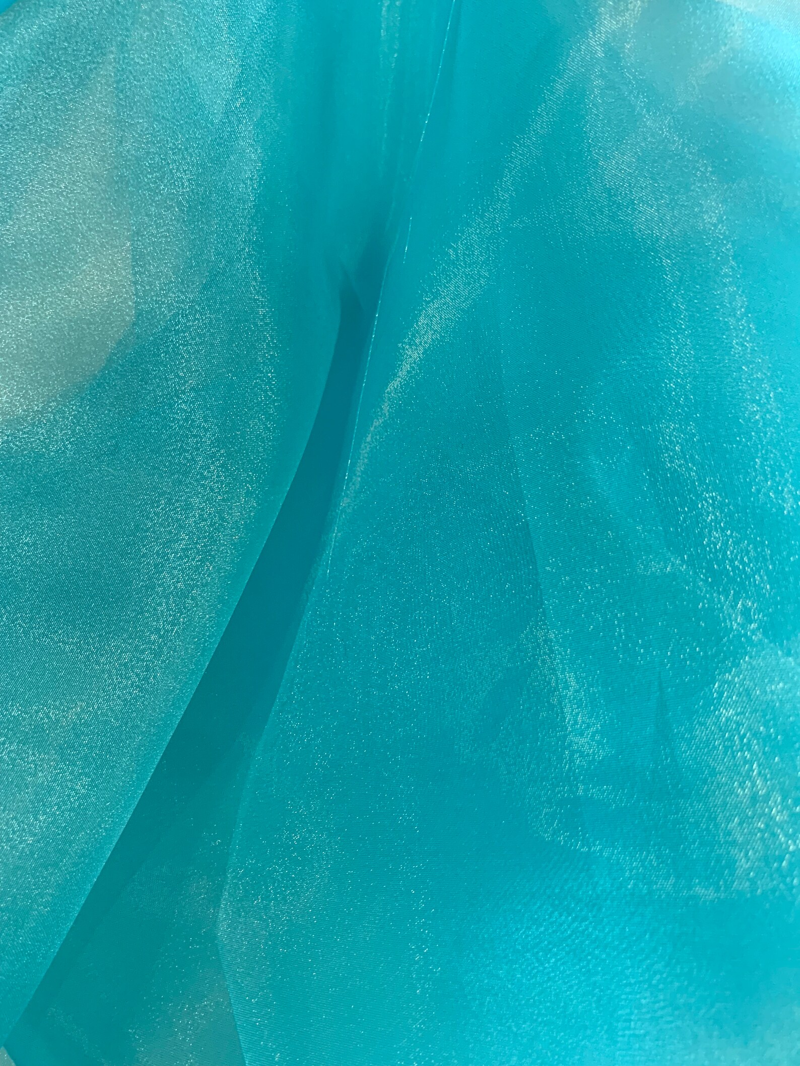 Turquoise Sheer Organza 60” Crystal Organza in Turquoise - Etsy