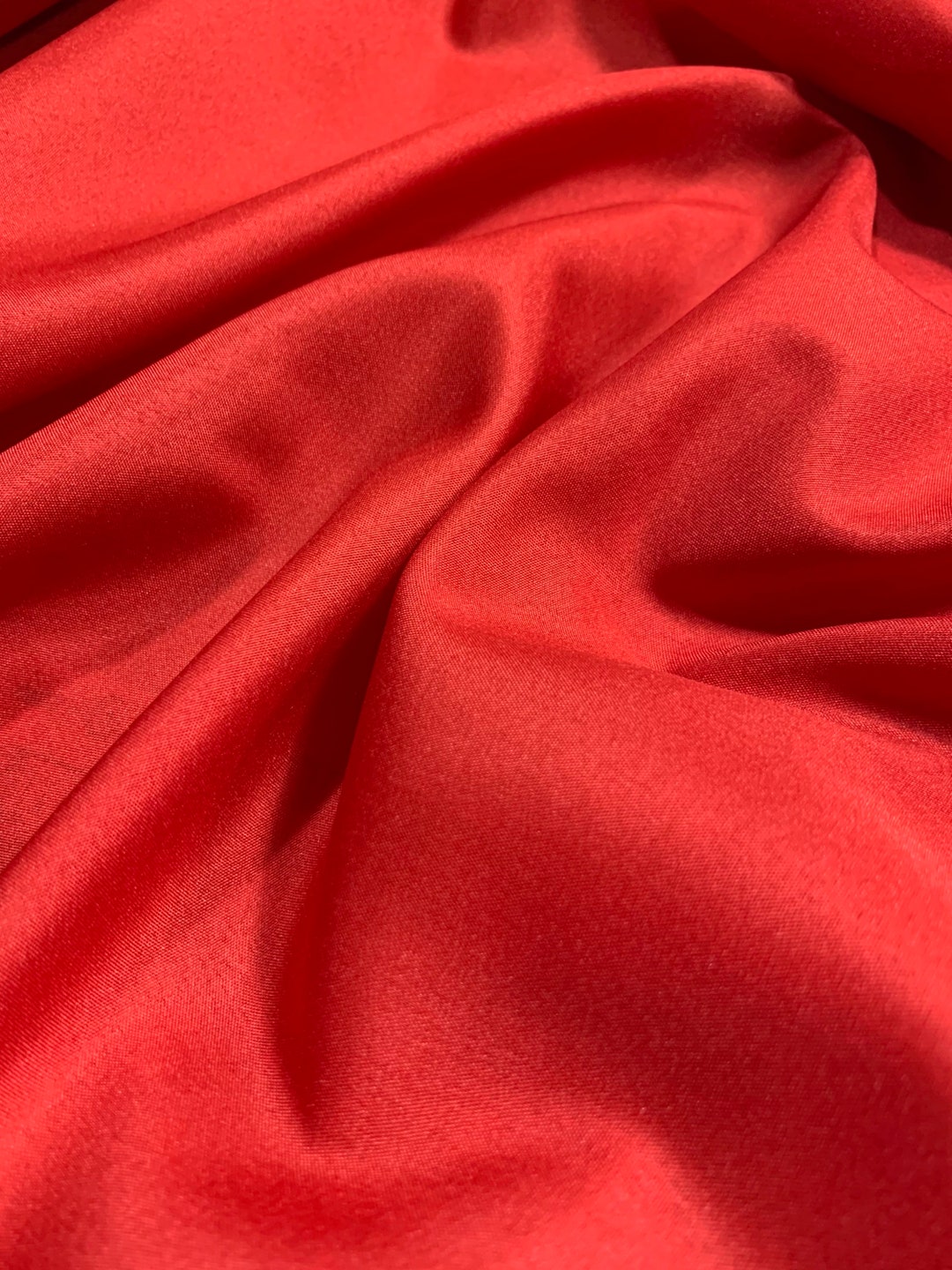 Red Lining Pongee Lining 60" by the Yard Light Weight Lining Dress ...