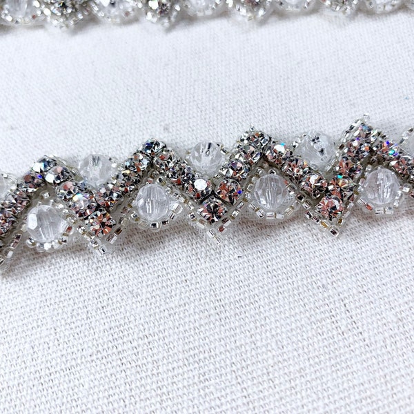 Rhinestone Trim - Etsy