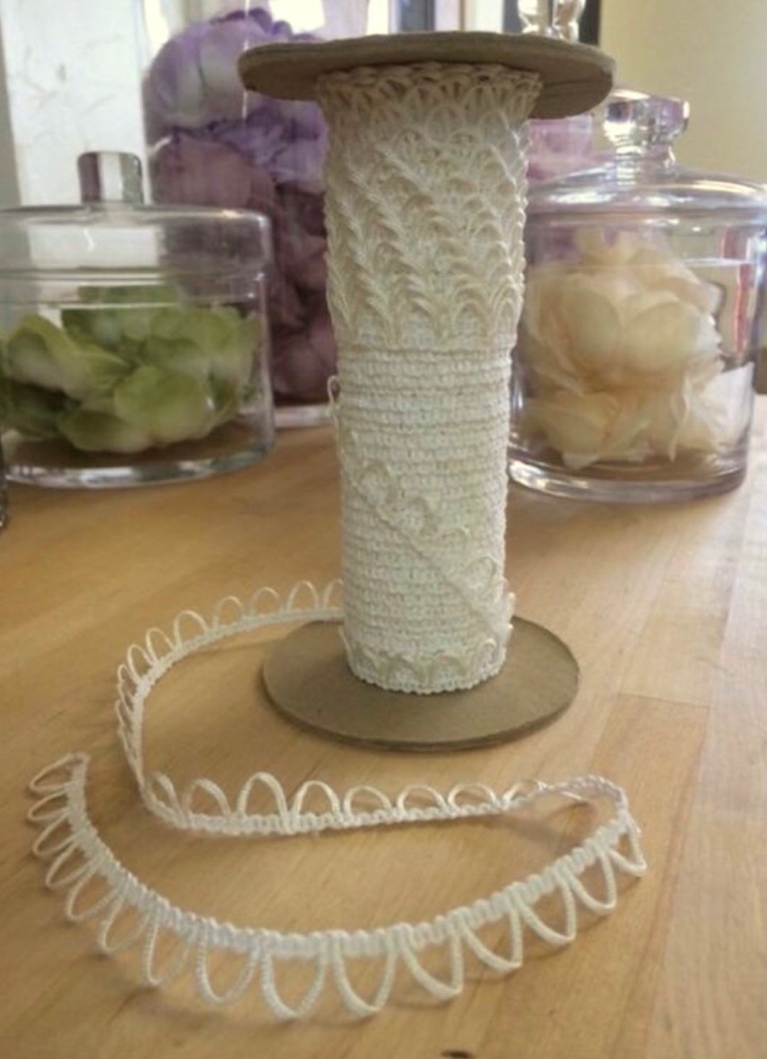 Button Looping- Ivory Loops for Button Cotton Looping- by the Yard - Etsy